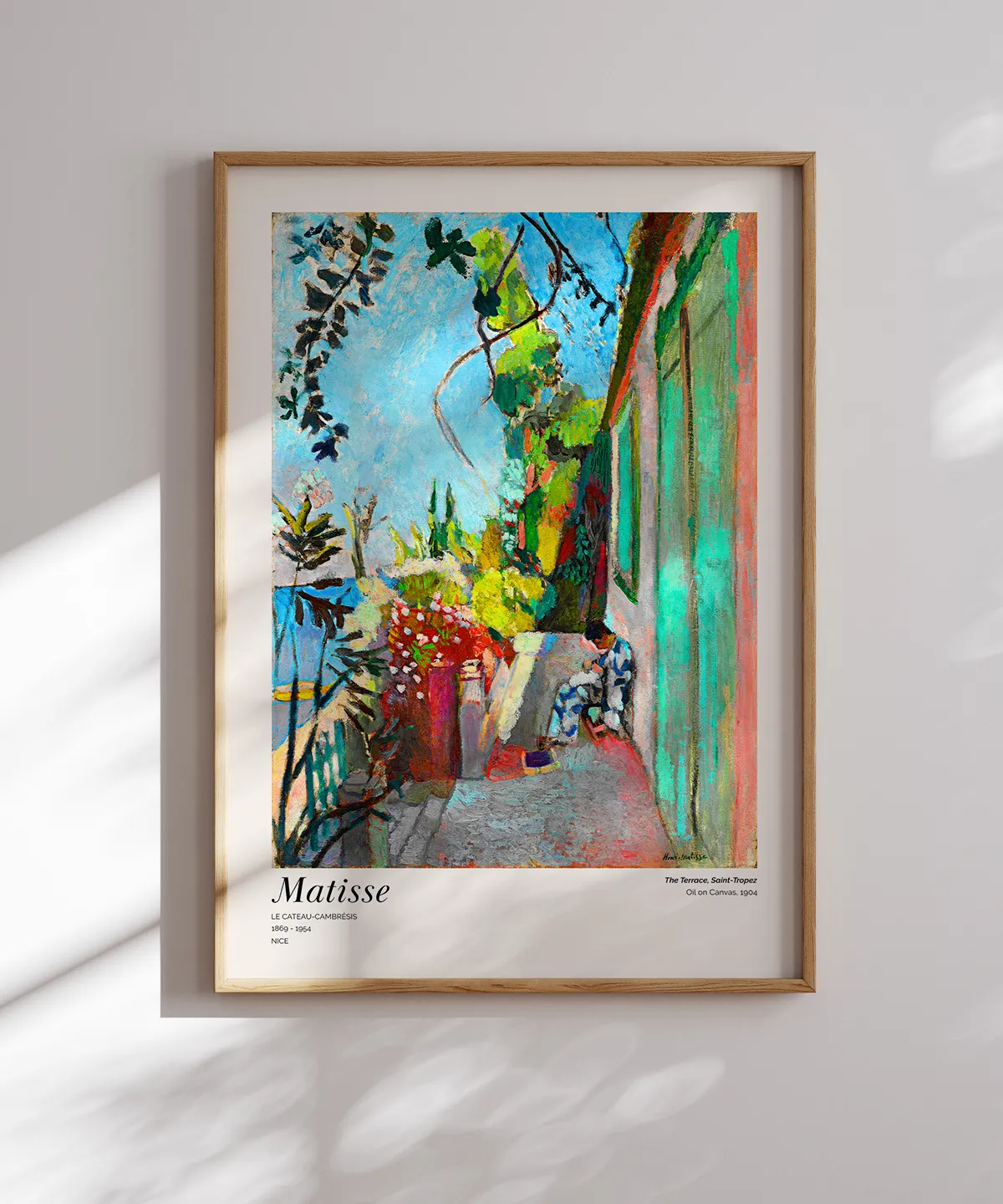 Henri Matisse-The Terrace St Tropez Poster - DUWART