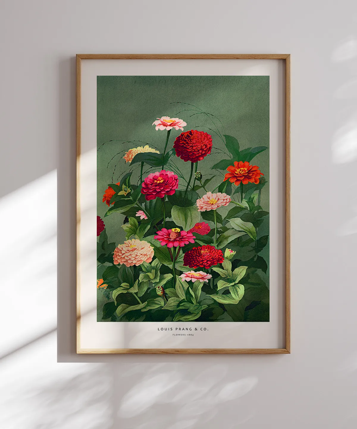 Louis Prang Co-Flowers Poster - DUWART