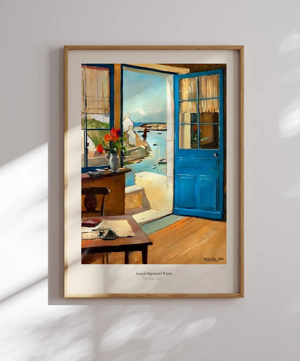 Raymond Wintz-The Blue Door Poster - DUWART